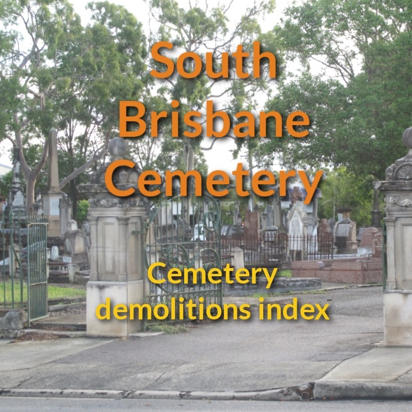 Cemetery demolition indexes